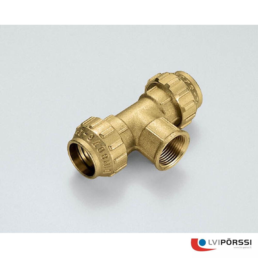 Muovi-Muovi T-Liitin Sisäkierre | Muoviputken Liittimet - Messinkisillä poikkihelmellä ...